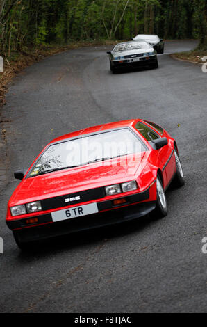 DeLorean cars return to the original Dunmurry Factory in Belfast where ...