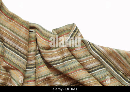Colored Striped Fabric Background Stock Photo - Alamy