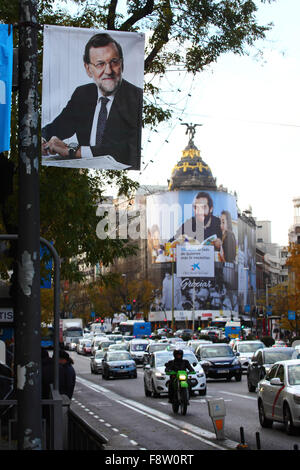 MADRID, SPAIN - DECEMBER 20: People have fun in Christmas time watching ...