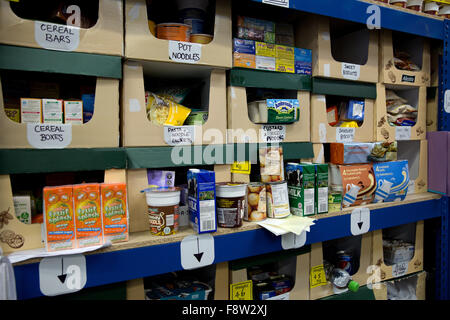 Slough, UK. 11th December, 2015. Christmas fare among food products ...