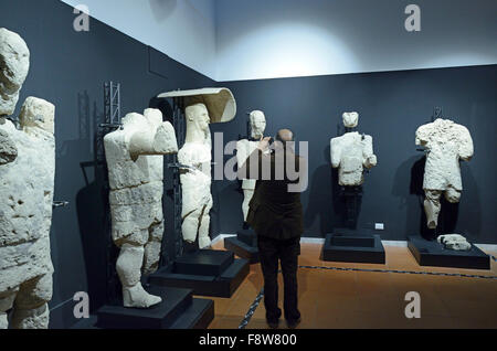 Giant Statues Of Monte Prama, Civic Museum of Archaeology "Giovanni ...