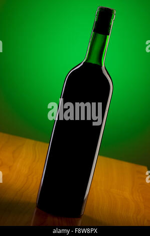 Wine against colour gradient background Stock Photo - Alamy