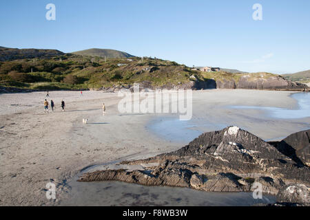 Derrymore Bay Beaches, Waterville, County Kerry, Ireland Stock Photo ...