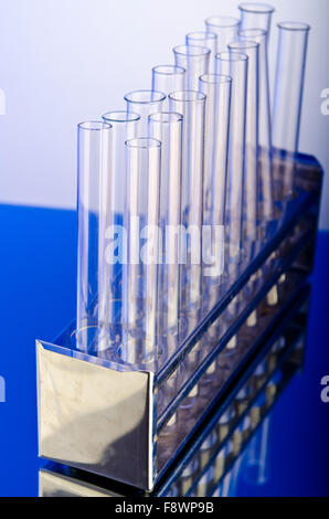 Chemical tubing at gradient background Stock Photo - Alamy