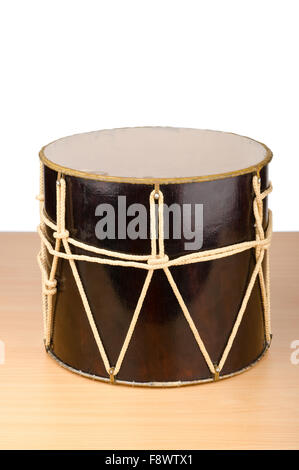 Azeri traditional drum nagara on white Stock Photo - Alamy