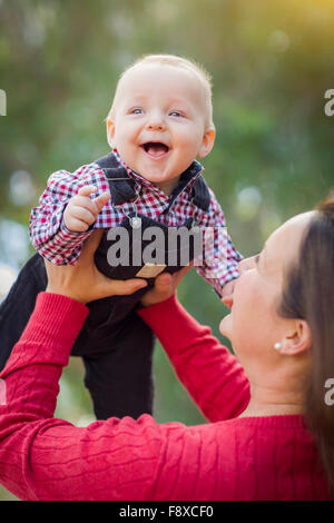 mom having baby with her cute boy Stock Photo - Alamy