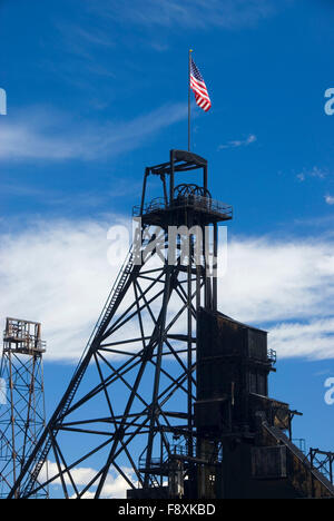 Anselmo Mine Headframe, National Historic District, Butte, Montana, USA ...