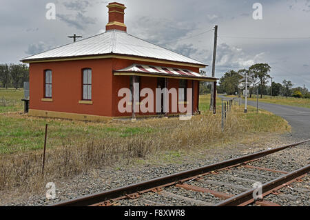 the old gatekeepers cottage at the Barley Fields Road level crossing ...