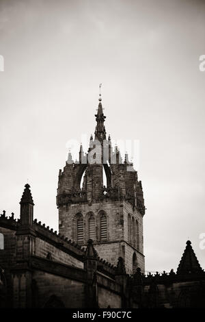 St Giles' Cathedral as the famous landmark of Edinburgh. United Kingdom ...