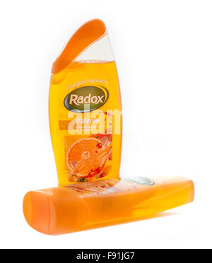 Radox shower gel revive mandarin and lemon grass Stock Photo - Alamy