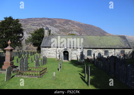 St Michael's Church Llanfihangel y Pennant at the foot of Cader Idris ...