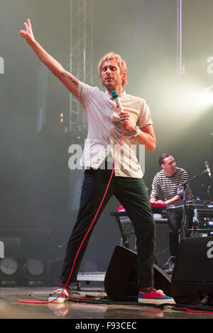 Aaron Bruno, of Awolnation performs at KROQ Almost Acoustic Christmas ...