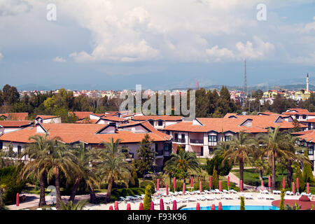Luxury residences along Mediterranean sea in Turkey Stock Photo - Alamy