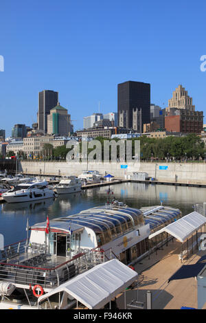 Montreal Skyline and Harbor. Montreal Quebec, Canada Stock Photo - Alamy