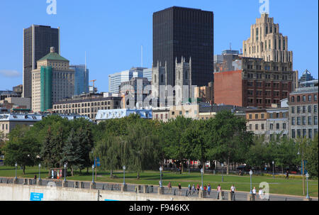 Canada Quebec Montreal skyline Stock Photo - Alamy