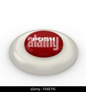 Red push button Stock Photo - Alamy