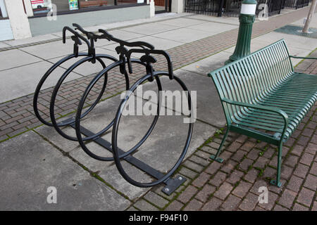 Penny-farthing bicycle (high wheel, high wheeler or ordinary) on ...