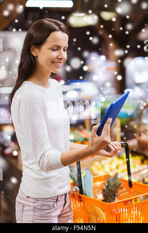 Online grocery shopping app: customer holding a smartphone and ordering ...