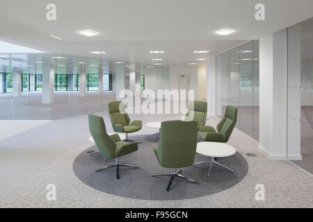 Interior view in office area. Imagine Studio at The Trees, Mumbai ...
