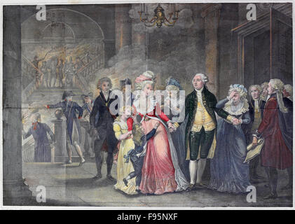 Separation of Louis XVI. from his family (on September 29, 1792). Jean ...