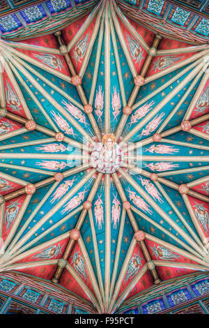 The central wooden octagonal tower in the medieval christian cathedral ...