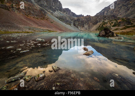 Canada, British Columbia, Chilcotin, alpine lake, Niut Range, Coast ...