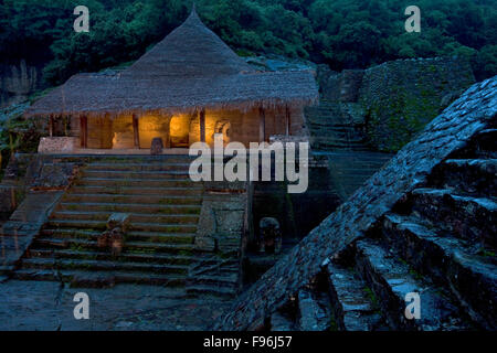 Aztec site, Malinalco, Mexico Stock Photo - Alamy