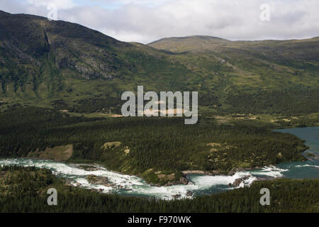 Koroc river, Kuururjuaq national park, Nunavik, Quebec, Canada Stock ...
