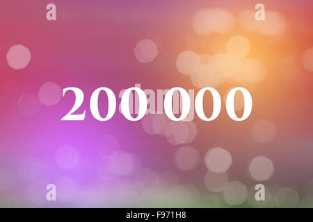 One hundred thousand digital number 100.000 Stock Photo - Alamy