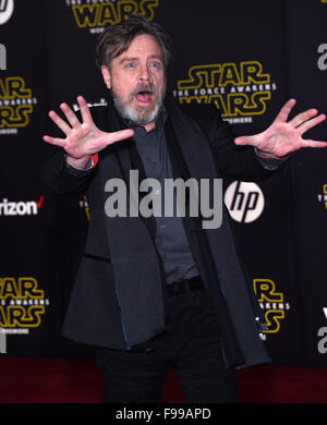 Mark Hamill arrives at the world premiere of "Star Wars: The Rise of ...