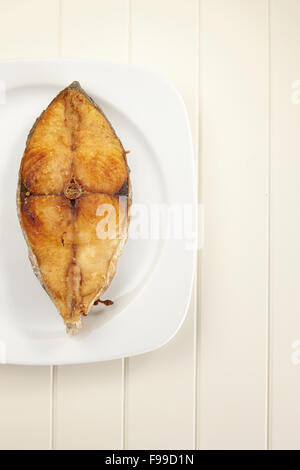 deep fried slice of the seer fish Stock Photo - Alamy