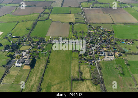 Aerial view of Ripe Village East Sussex, England Stock Photo: 41642948 ...