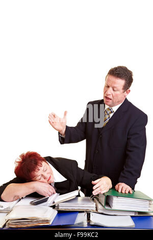 ranting business woman at office Stock Photo - Alamy