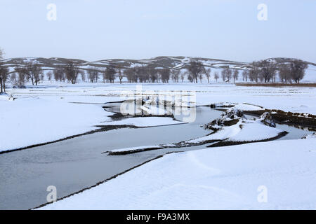 Yuli. 12th Dec, 2015. Photo taken on Dec. 12, 2015 shows the snow ...