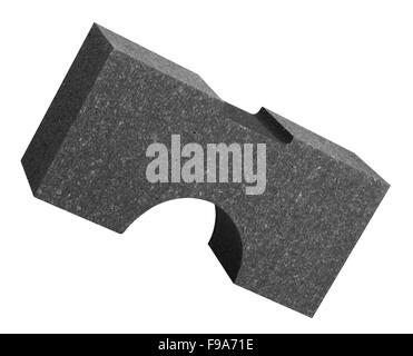 Polystyrene styropor in white as background Stock Photo - Alamy