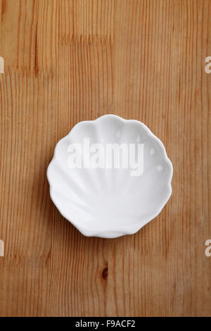 top view of the shell design saucer Stock Photo - Alamy
