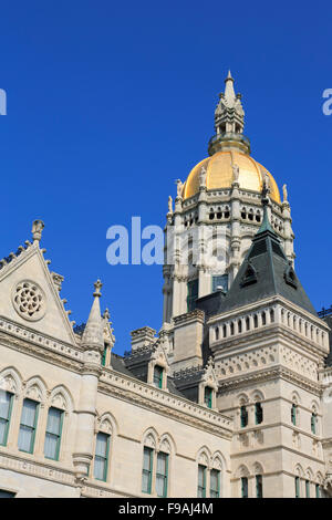 Hartford, Connecticut, USA. The Connecticut State Capitol Building ...