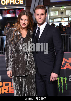 Luke Bracey arrives at the "Point Break" Los Angeles Premiere held at ...