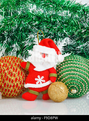 Christmas multicolor balls isolated on white Stock Photo - Alamy