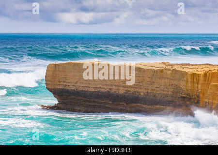 Australian rock formation background, sandstone texture with iron Stock ...