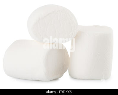 Marshmallows isolated on white background Stock Photo - Alamy