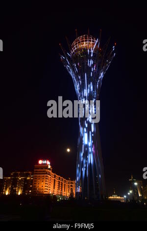 View on the tower Baiterek, in Astana, Kazakhstan Stock Photo - Alamy