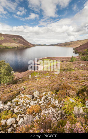Loch Muick in Aberdeenshire, Scotland, UK and Glas-allt-Shiel - a lodge ...