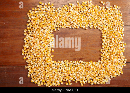 maize corn arranged shape of frame Stock Photo - Alamy