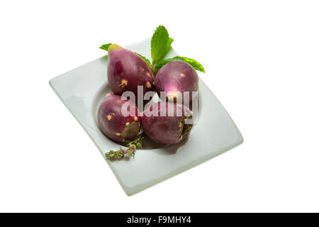 Cactus sabr in the dish Stock Photo - Alamy