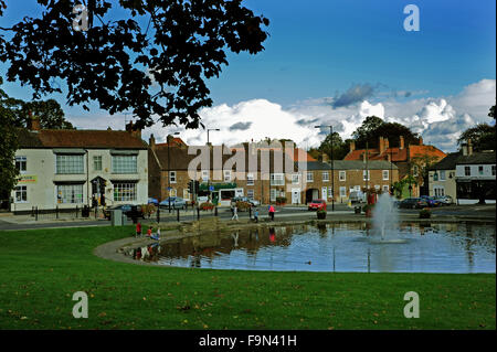 The duck pond and green Norton Village Stockton on Tees England Stock ...