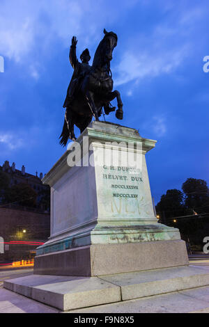Equestrian sculpture of Guillaume-Henri Dufour, Geneva, Switzerland ...