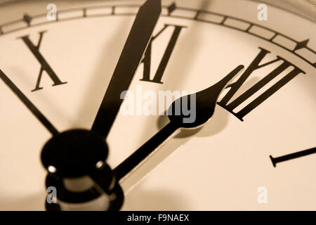 clock showing almost midnight Stock Photo - Alamy