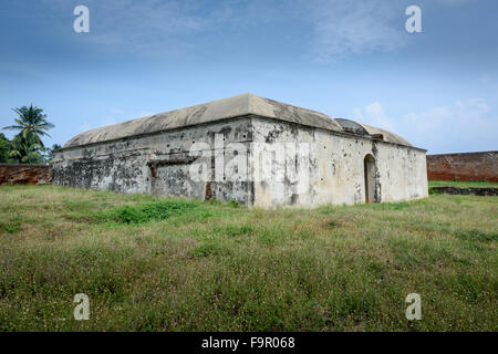 Old Dutch fort ruin off Chennai, India Stock Photo - Alamy