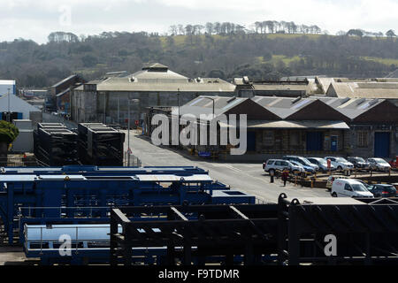 South Yard in Devonport Dockyard , Plymouth Stock Photo - Alamy